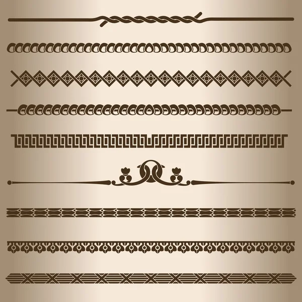 ᐈ Decorative lines clip art stock vectors, Royalty Free page decor ...