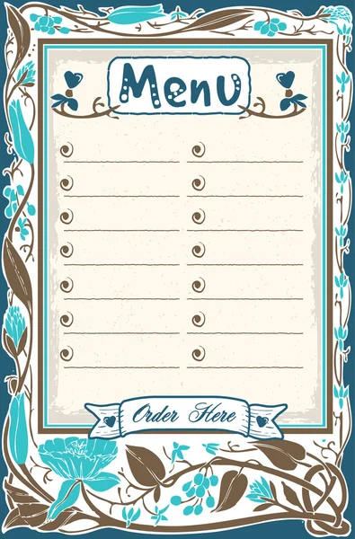 Carte de menu vierge Stock Photos, Royalty Free Carte de menu vierge ...
