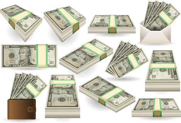 39 Ten dollar note Vector Images | Depositphotos