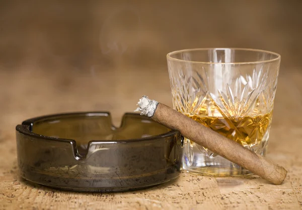 Cigar on Whiskey Stock Photo by ©scukrov 2077695