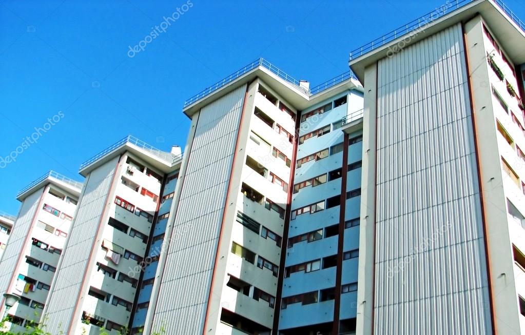 Apartment buildings with terraces — Stock Photo © ChiccoDodiFC #21570635