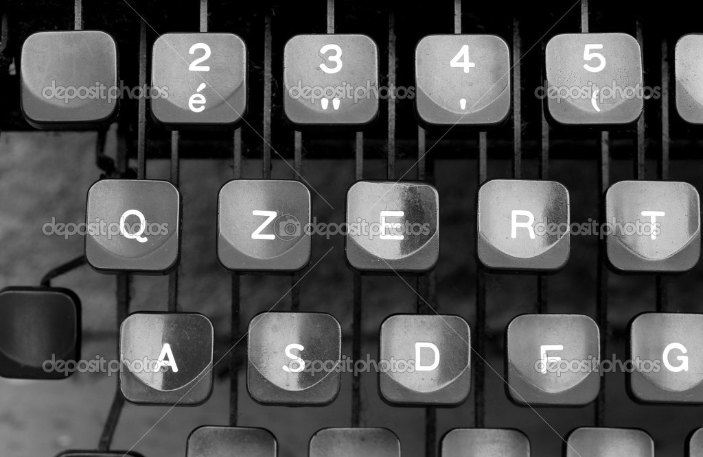 Some keyboard keys of an old typewriter Stock Photo by ©ChiccoDodiFC ...