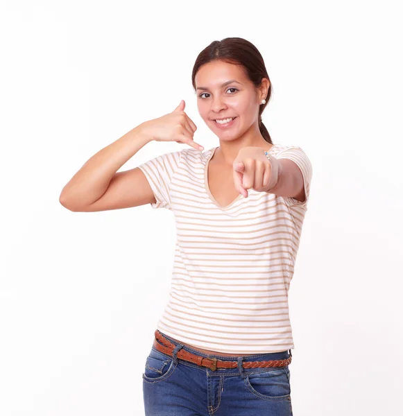 Lady pointing Stock Photos, Royalty Free Lady pointing Images ...