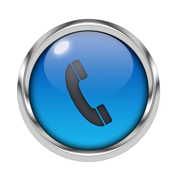 Phone icon blue. Stock Photo by ©zeffss 2831380