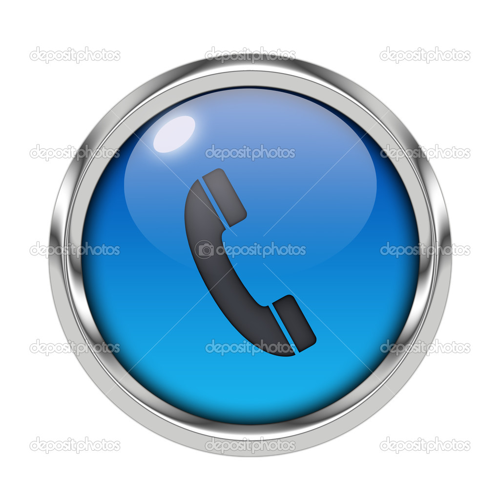 Glossy phone icon — Stock Photo © gguy #31456351