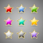 Vector rainbow stars Stock Vector Image by ©rosinka #2517462