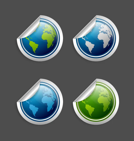Earth icon Stock Vector Image by ©PKIllustrations #8495922