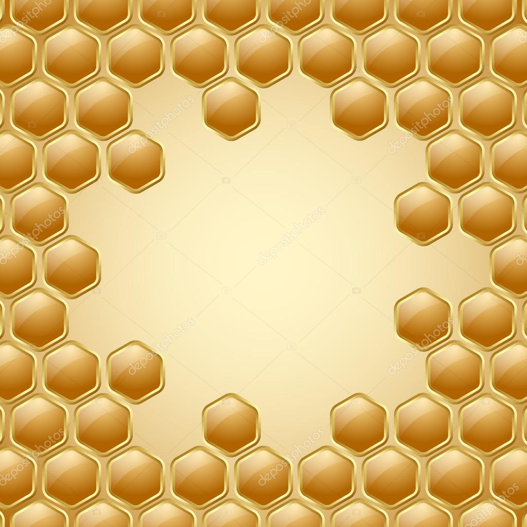 Honeycomb background — Stock Vector © PKIllustrations #31696993