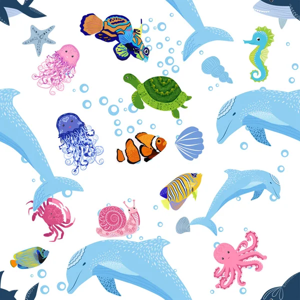 100,000 Underwater sea life Vector Images | Depositphotos