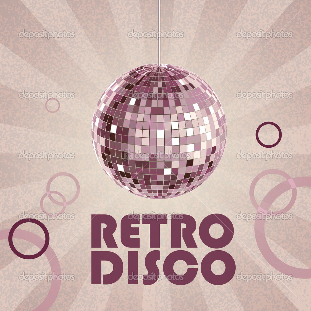 Retro disco background Stock Vector Image by ©annbozshko #25747461