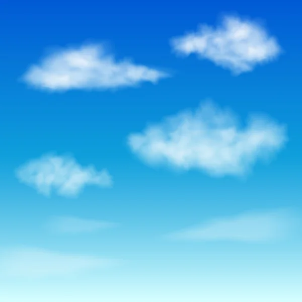 Sky background with clouds. Vector. Stock Vector Image by ©almoond ...