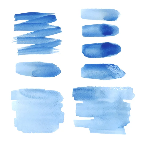 Hand-painted brush strokes. — Stock Vector © AlexVector #54975379