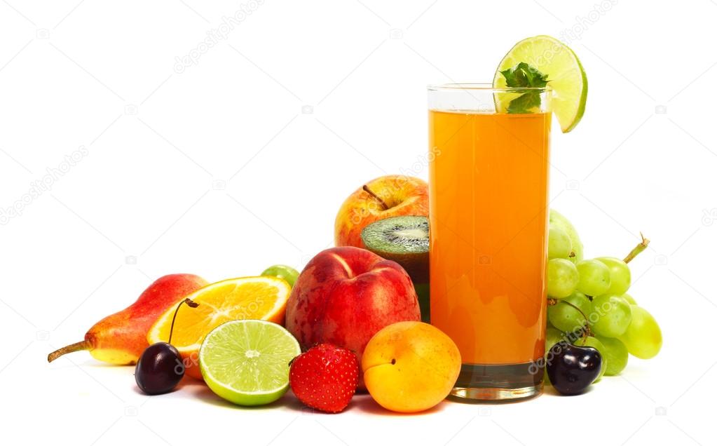 Multifruit juice — Stock Photo © destillat #17532701