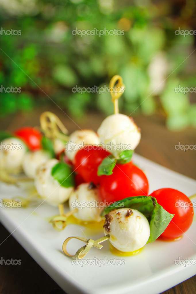 Caprese presentation — Stock Photo © pinkcandy #39992967