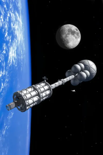 Spaceship rendezvous rama Stock Photo by ©innovari 7188730