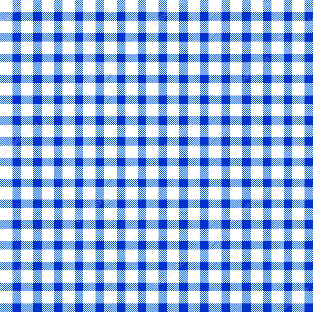 Blue Picnic Tablecloth Background