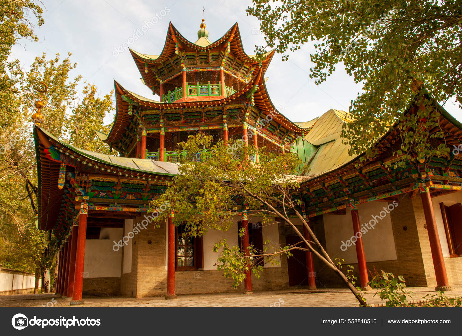 Zharkent Mosque Central Mosque Zharkent Kazakhstan Mosque Built 1895 ...