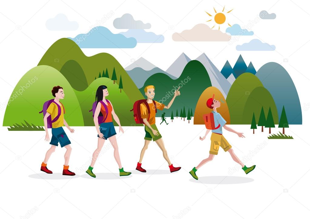 Mountain Excursion Stock Vector Image by ©Jesussanz #24363561