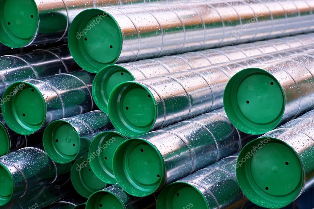 Metal pipes — Stock Photo © PinkBadger #13715005