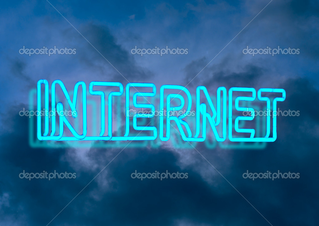 Internet neon sign Stock Photo by ©PinkBadger 15635789