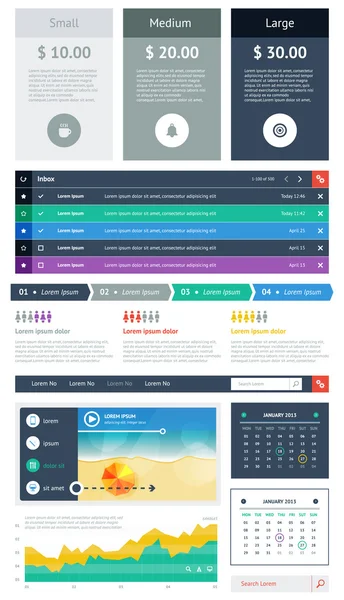 UI is a set of beautiful components featuring the flat design trend ...