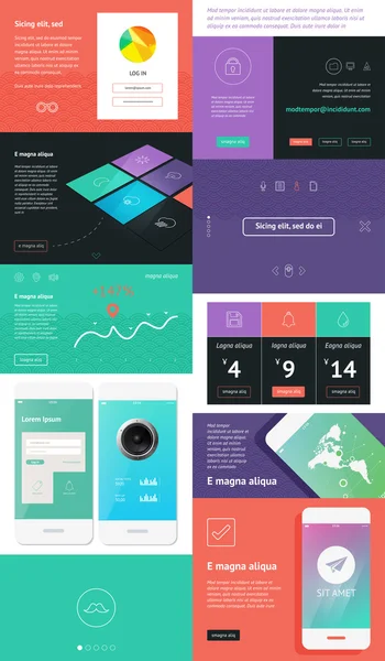 UI is a set of beautiful components featuring the flat design trend ...