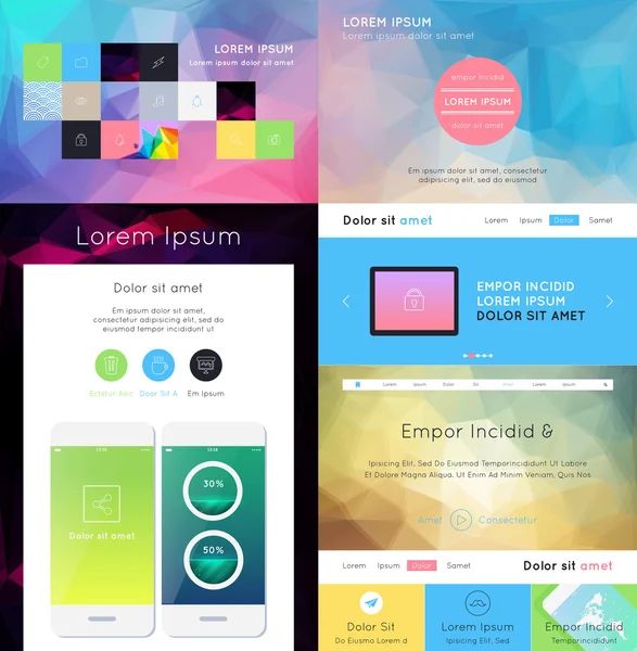 UI is a set of beautiful components featuring the flat design trend ...