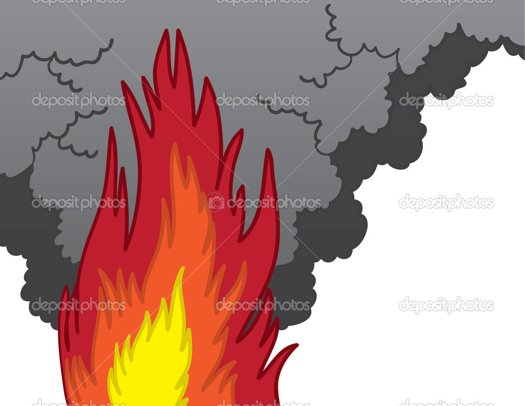 Fire Smoke — Stock Vector © milo827 #19495161