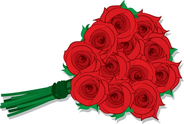 Dozen roses Vector Art Stock Images | Depositphotos
