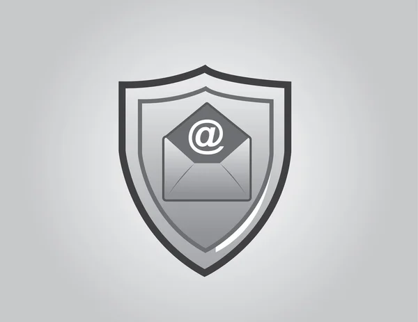 Email shield imágenes de stock de arte vectorial | Depositphotos