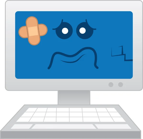 Frustrated computer Stock Vectors, Royalty Free Frustrated computer ...