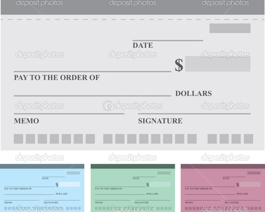 Checkbook Colors Stock Vector Image by ©milo827 #24125557
