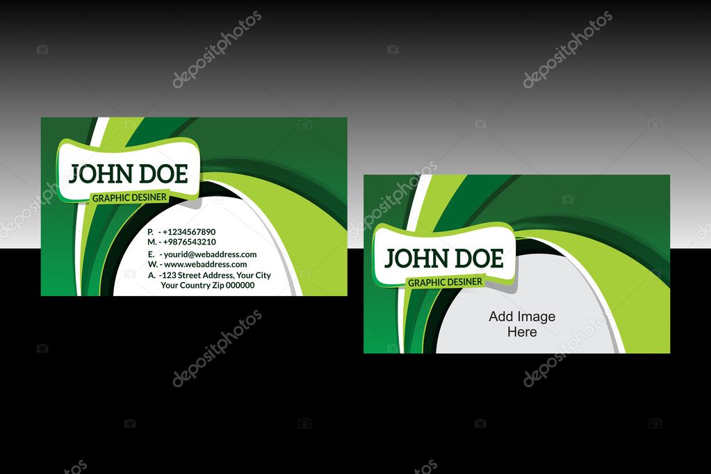 Wave business card Design Stock Vector by ©gurukripa 40903541