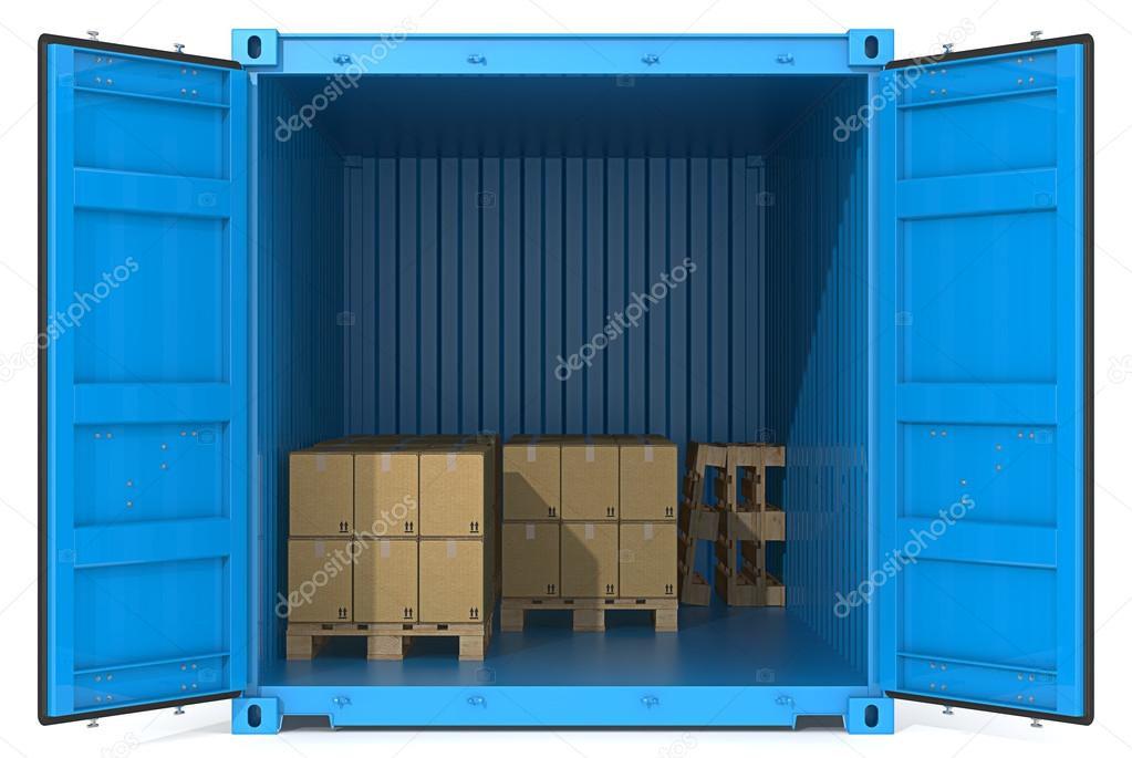 Container with goods. — Stock Photo © JohanH #13212427