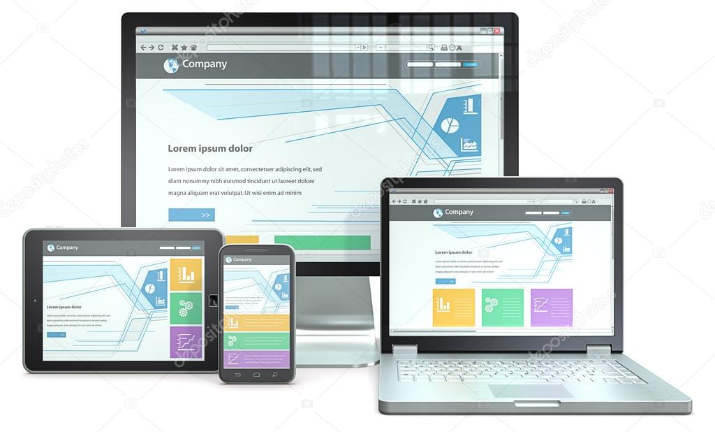 Responsive Web Design. Stock Photo by ©JohanH 48553903 Responsive Web Design. Stock Photo by ©JohanH 48553903