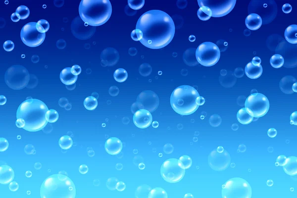 Bubbles background in perspective with center glow — Stock Photo ...
