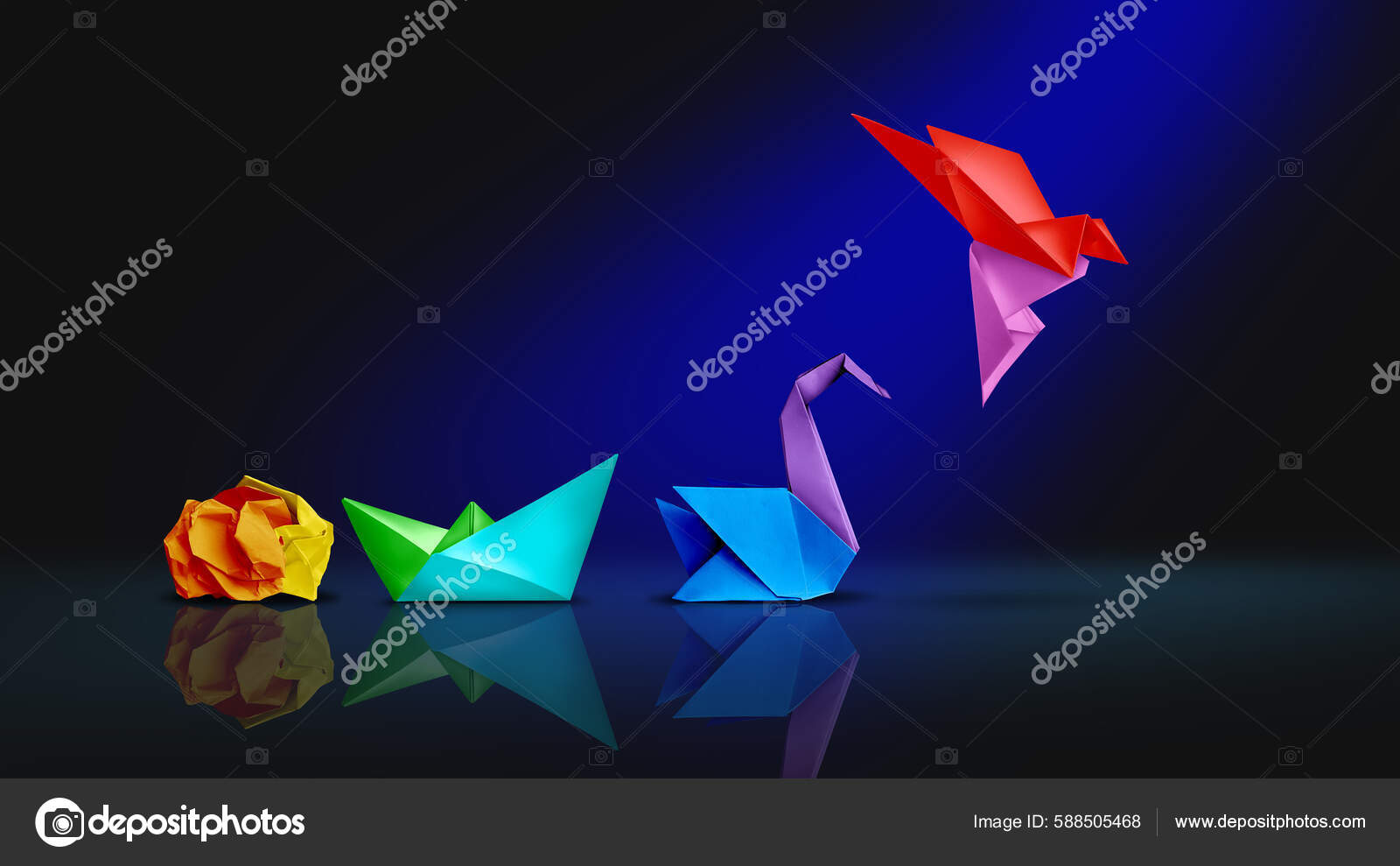 Transform Success Changing Succeed Concept Leadership Business ...