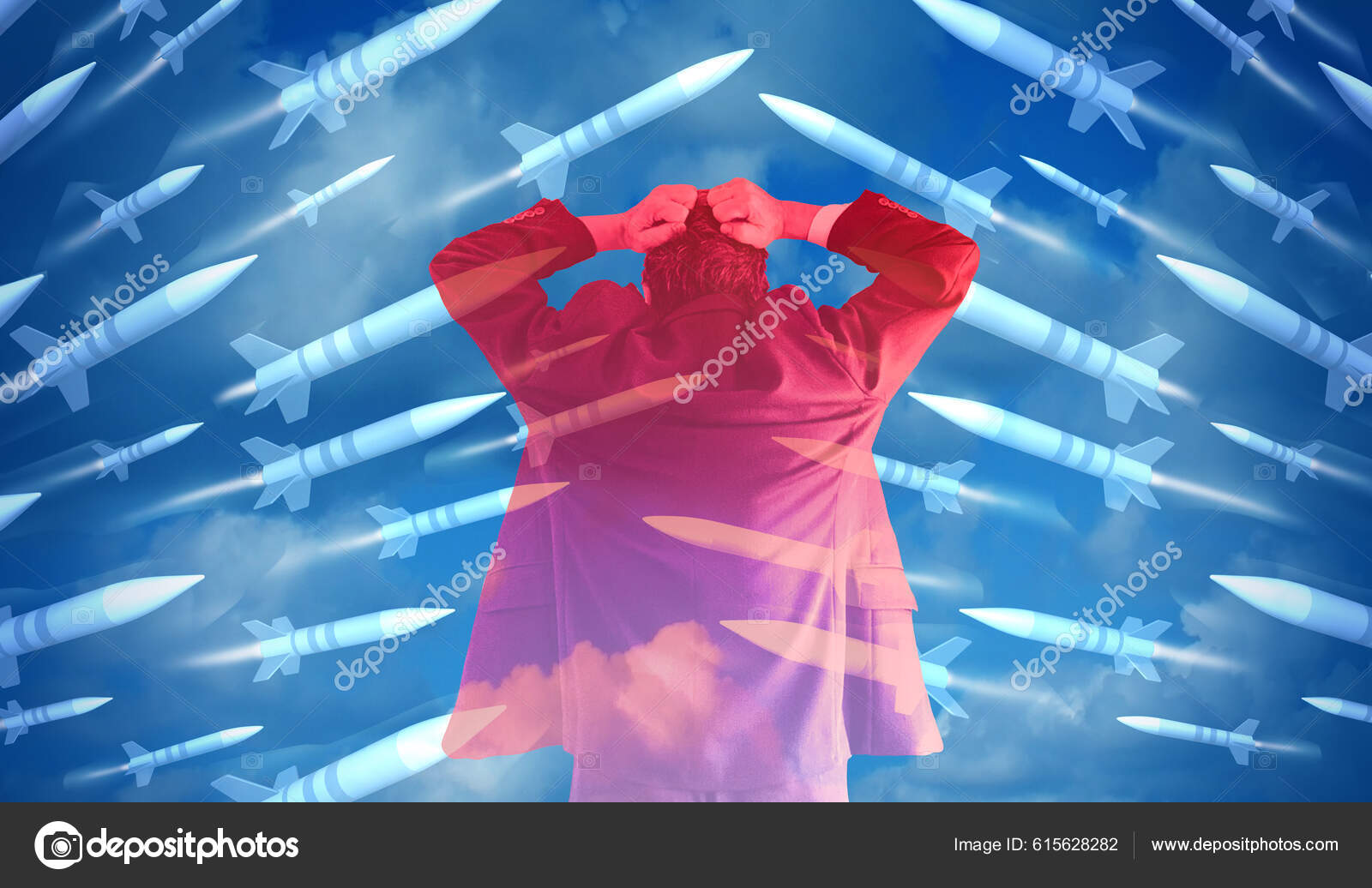 Nuclear War Fear Worry Armed Conflict Armageddon Menacing Bomb Threats ...