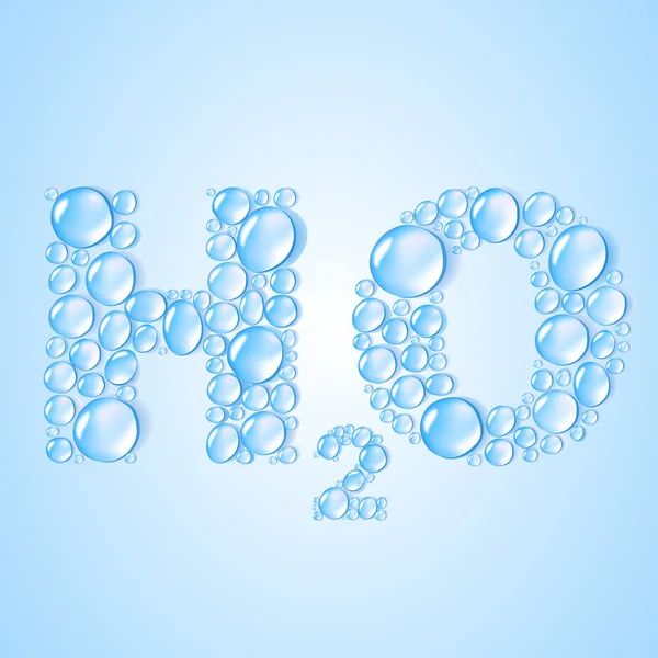 Water drops shaped word AQUA - vector background — Stock Vector ...