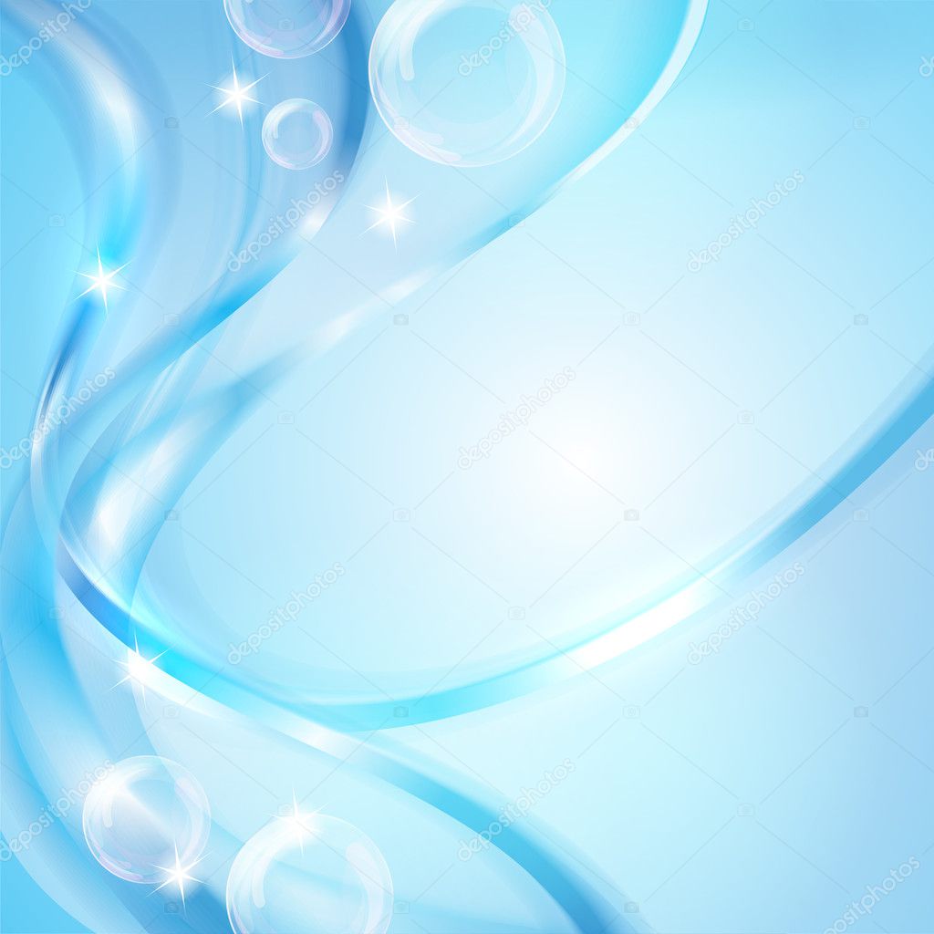 Abstract blue background vector — Stock Vector © tassel #23775517