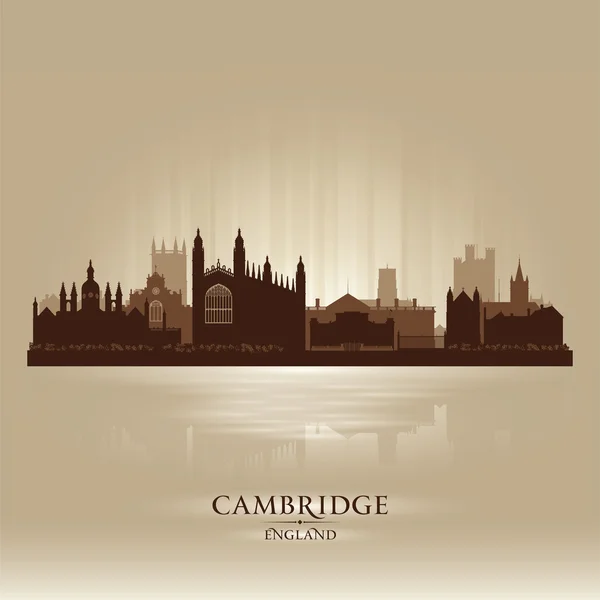 Cambridge skyline silhouette Vector Art Stock Images | Depositphotos