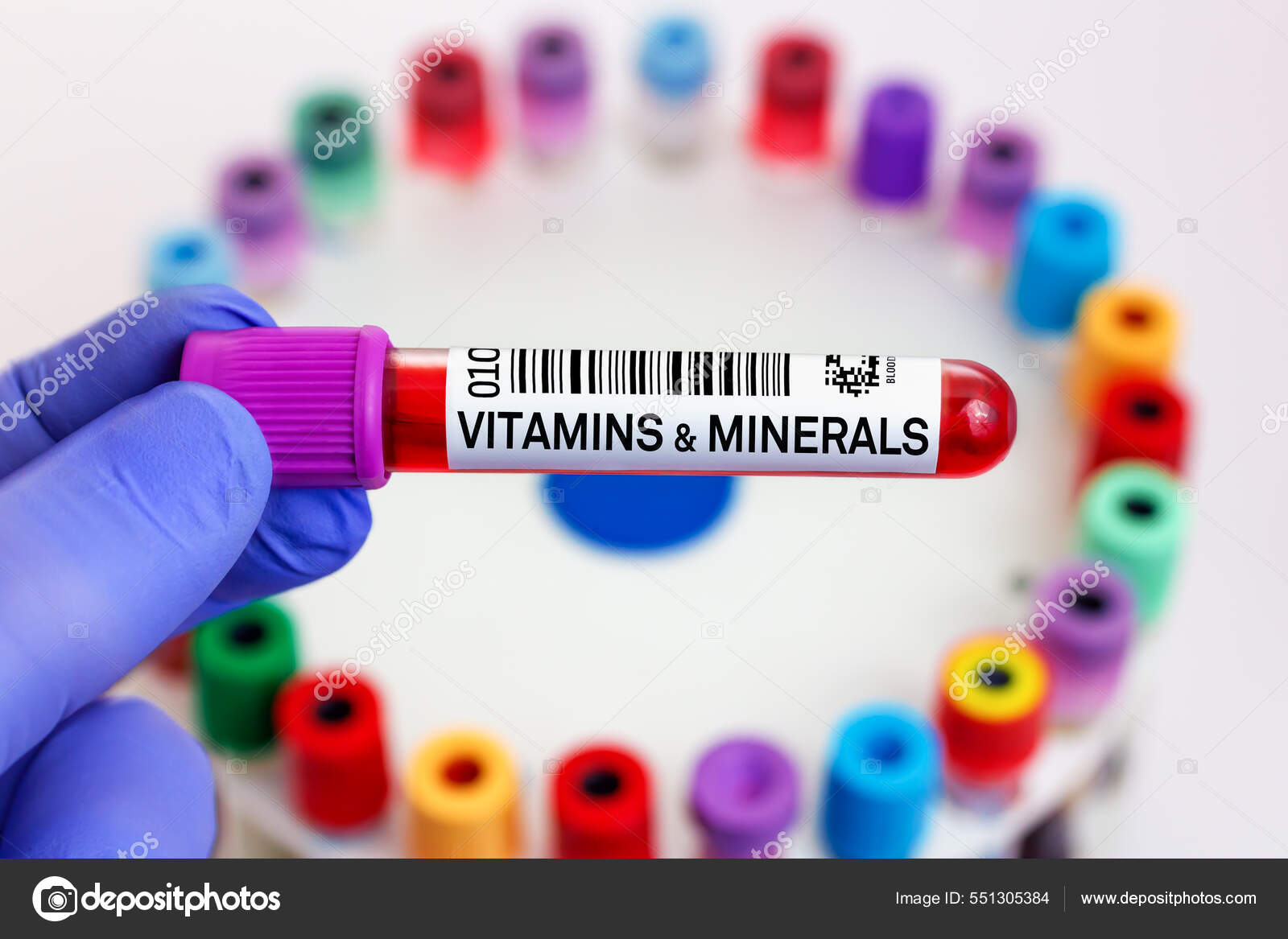 Blood Sample Patient Vitamins Minerals Test Laboratory Doctor Blood ...