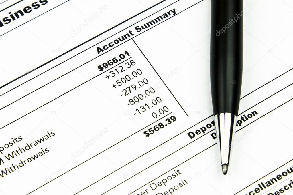 Bank Statement — Stock Photo © kreativepics #26905437