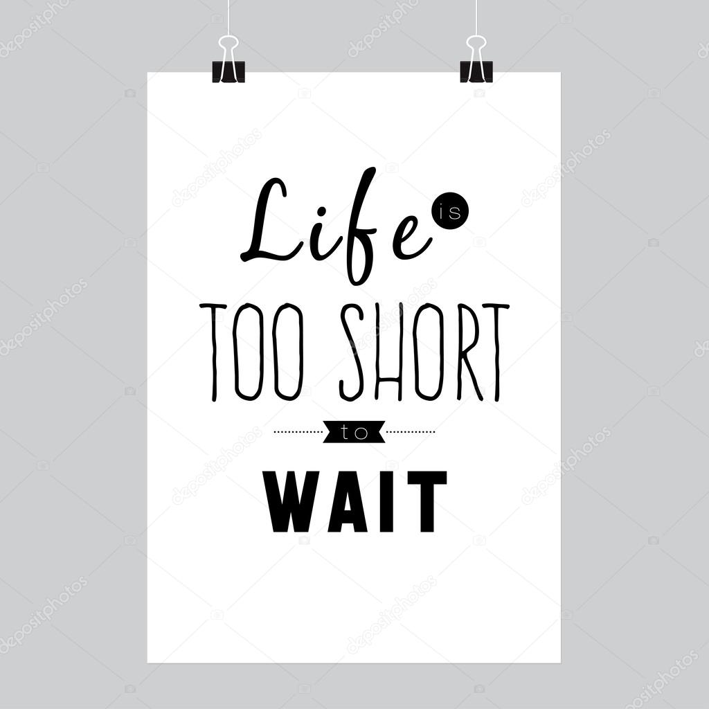 Motivational quote poster Stock Vector Image by ©one7thlifetime #51095649