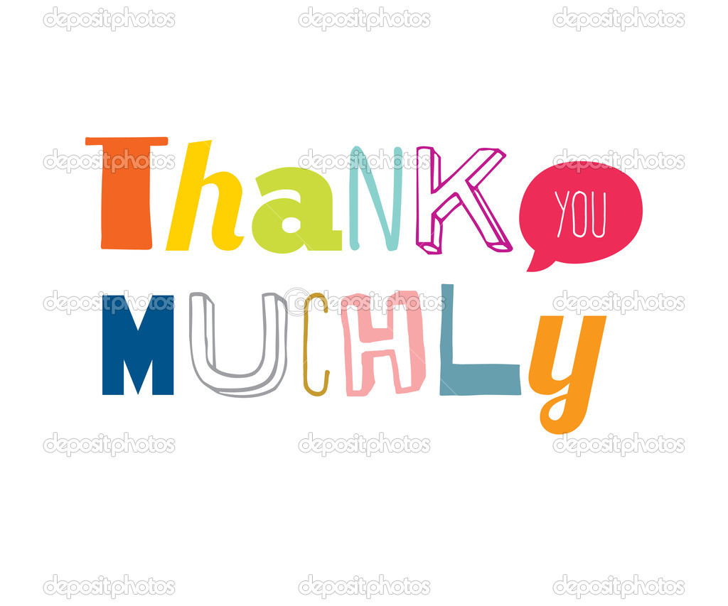 Thank you muchly — Stock Vector © one7thlifetime #51730333