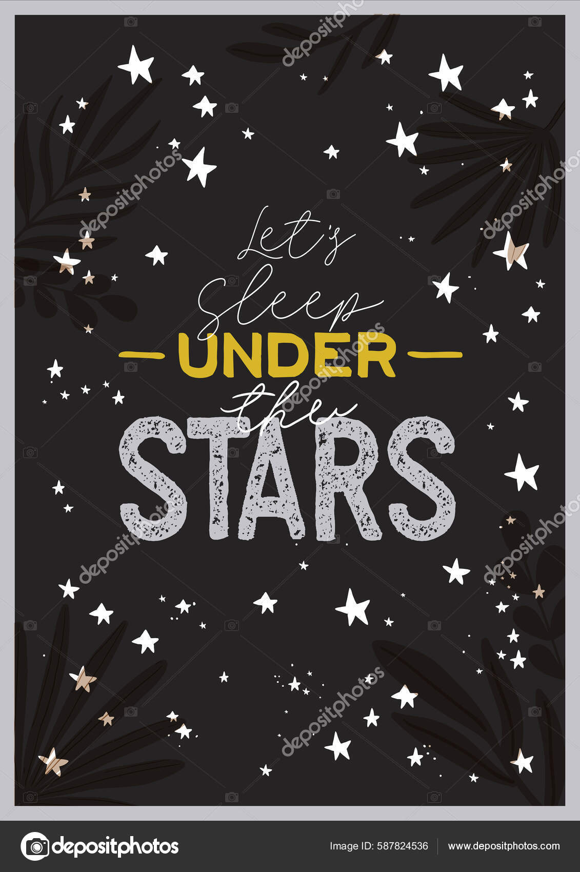 Outdoor Leisure Activity Quotes Trendy Summer Typographic Lettering ...