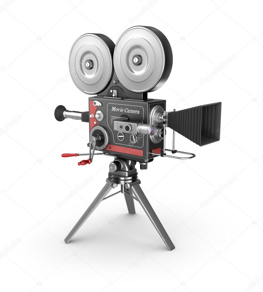 Old Time Movie Camera