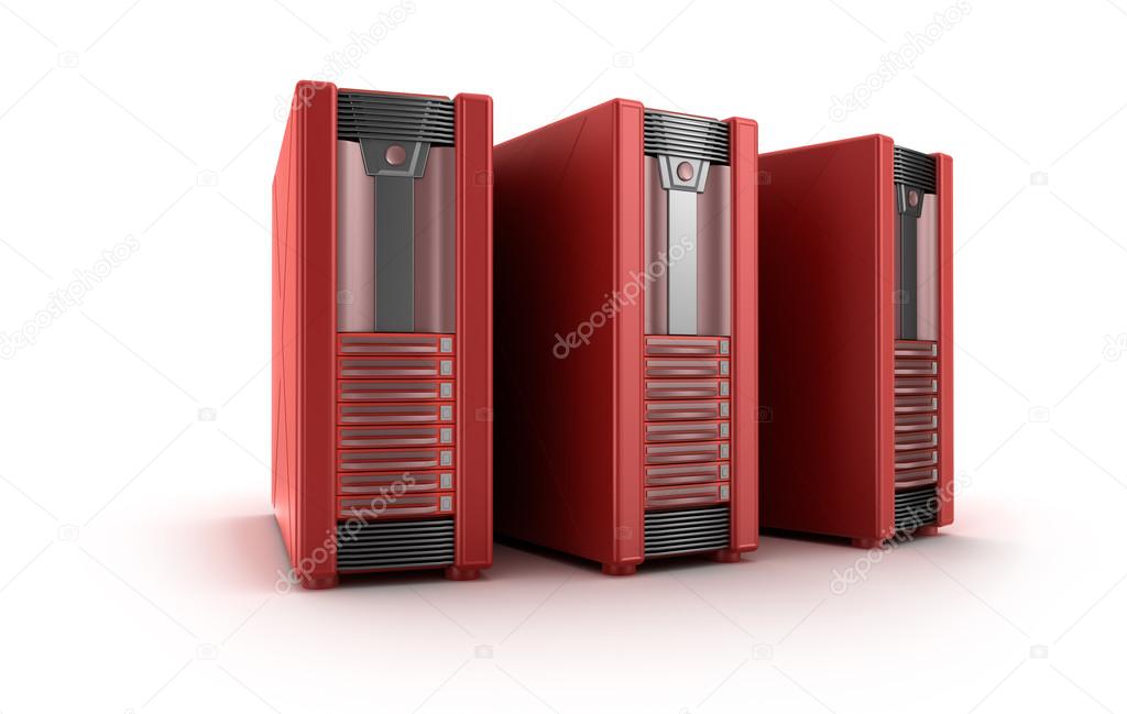Tower servers. My own design. Stock Photo by ©Alexmit 45280089
