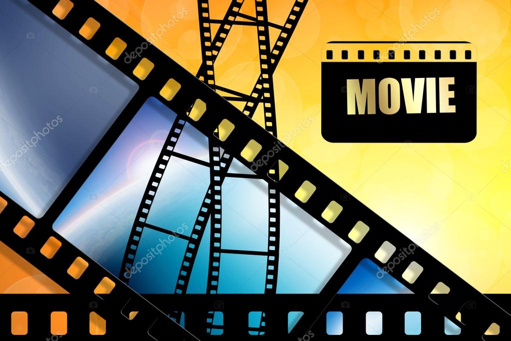 Curved black film sheet on background white — Stock Photo ...