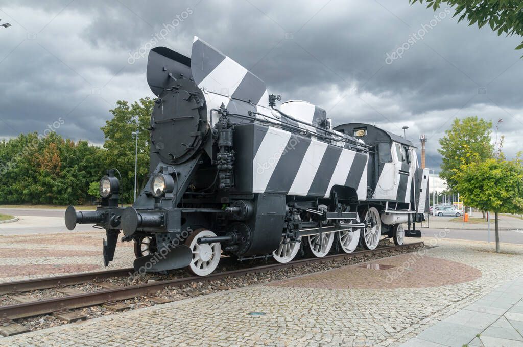 Tczew, Polonia - 26 de agosto de 2021: Locomotora de vapor Tkt48 ...